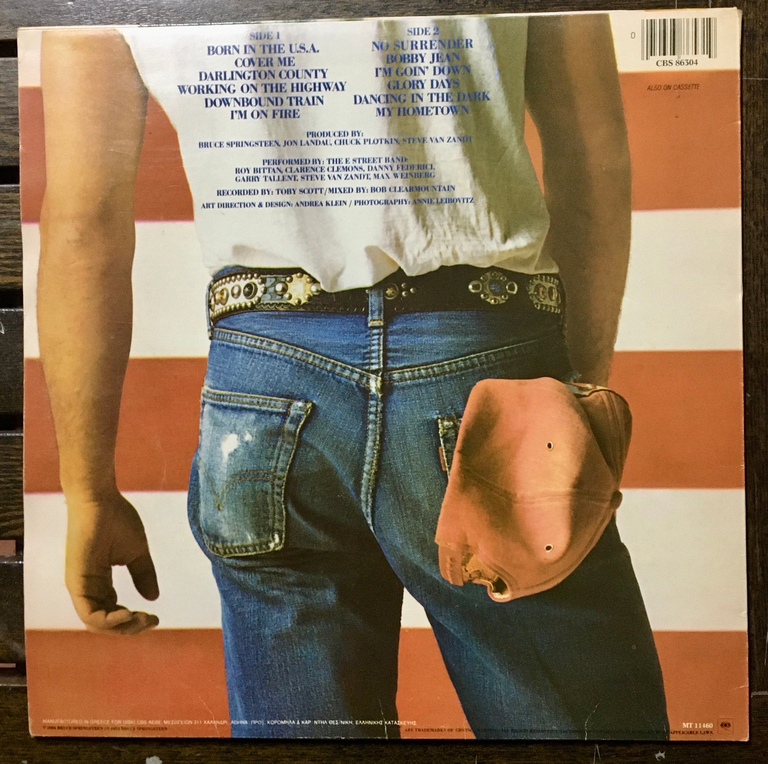 1984 Bruce Springsteen – Born in the U.S.A. Vinyl, LP, Album, Stereo - Etsy