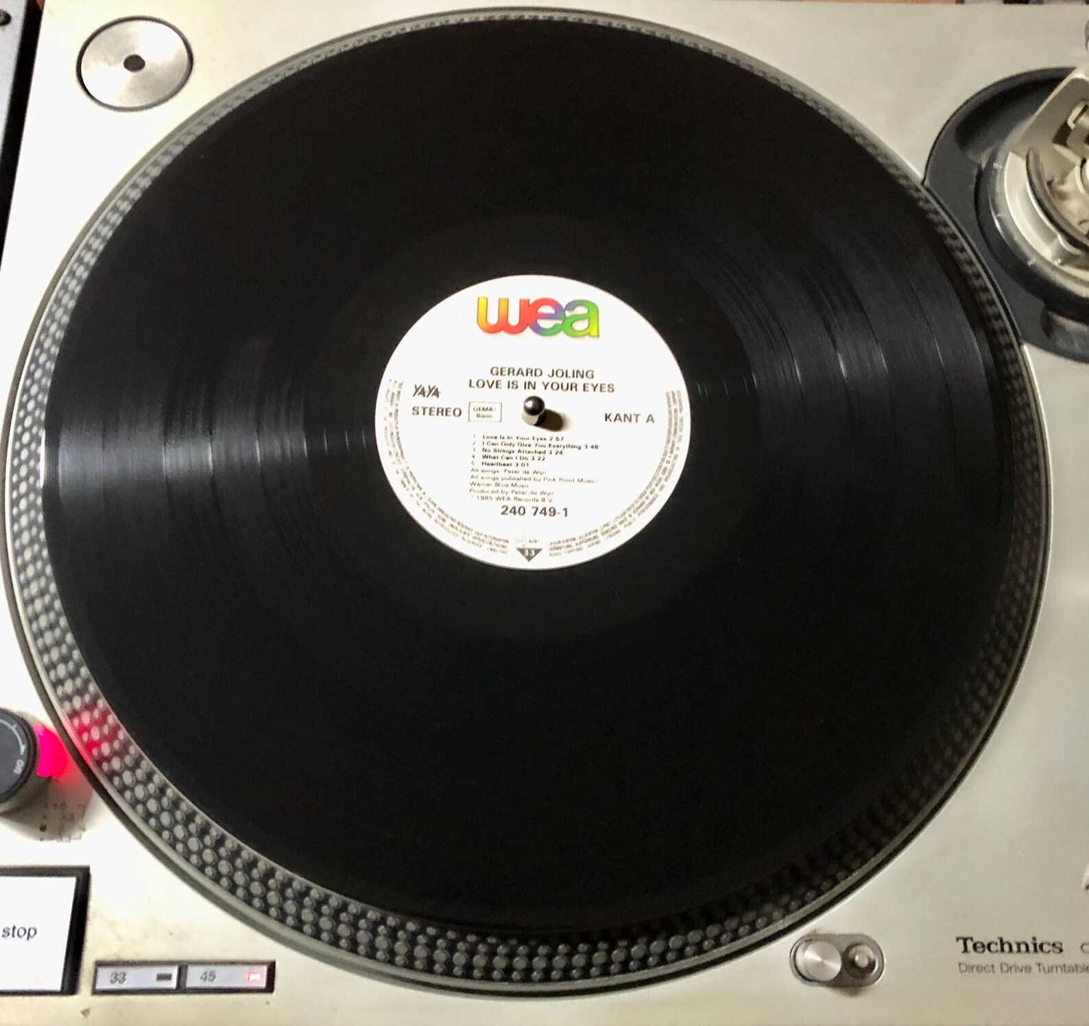 1985 Gerard Joling - Love is in Your Eyes , Vinyl, LP, Album, Stereo - Etsy