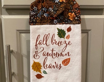 Fall Leaves Towel | Etsy