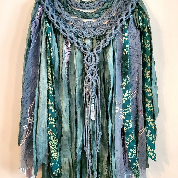 Green Ribbon Wall Hanging - Etsy