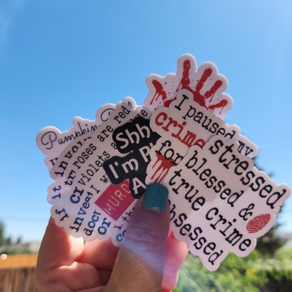 Thriller Stickers - Etsy