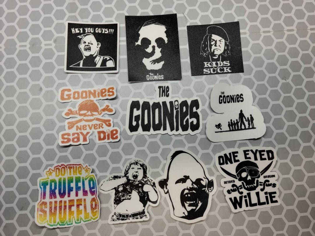 THE GOONIES Matte Stickers - Etsy