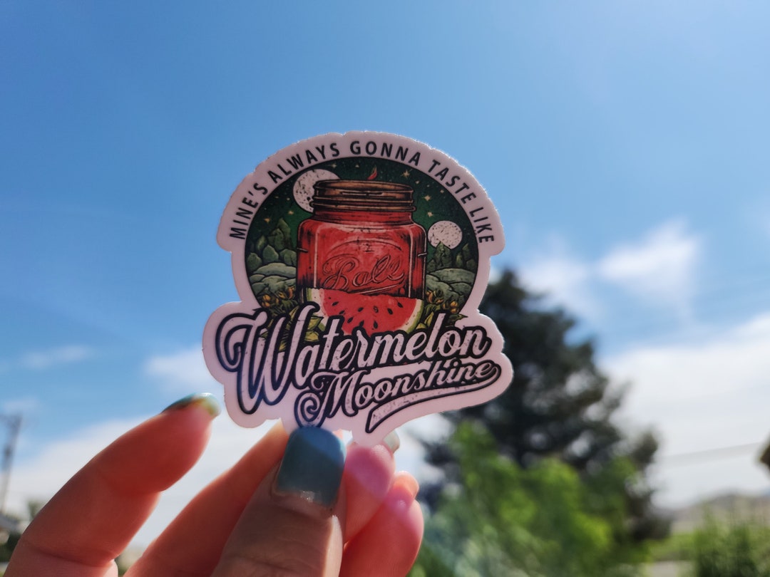 Watermelon Moonshine, Lainey Wilson, Sticker, Hillbilly Hippie, Bell ...