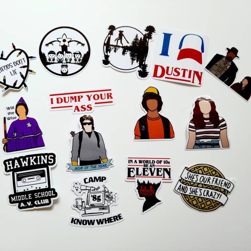 Stranger things stickers - Etsy