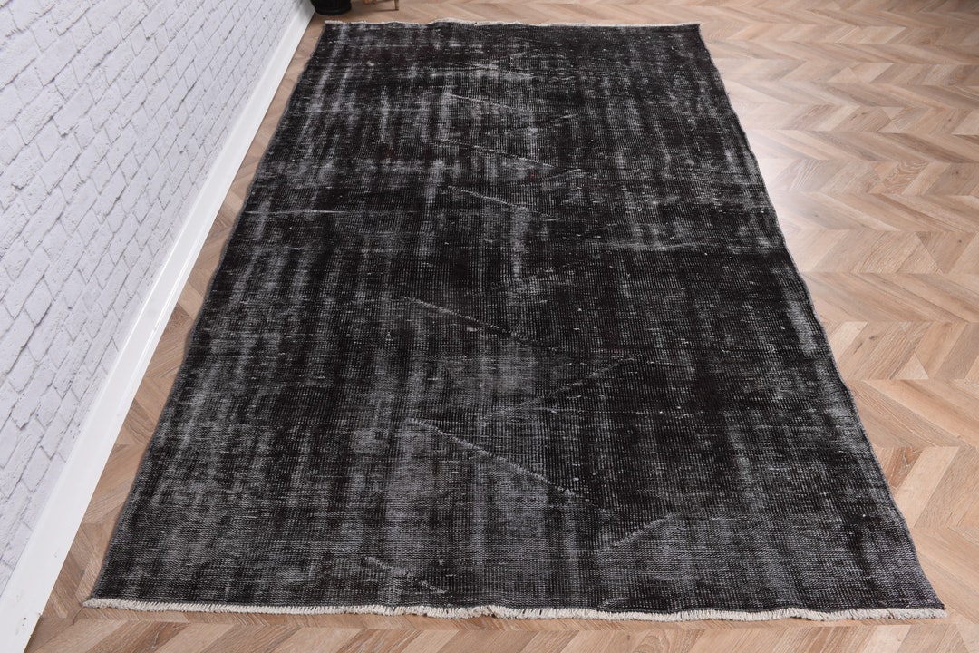 5x9 Large Rug, Vintage Rug, Turkish Rug, Overdyed Anatolian Rug, Rugs ...