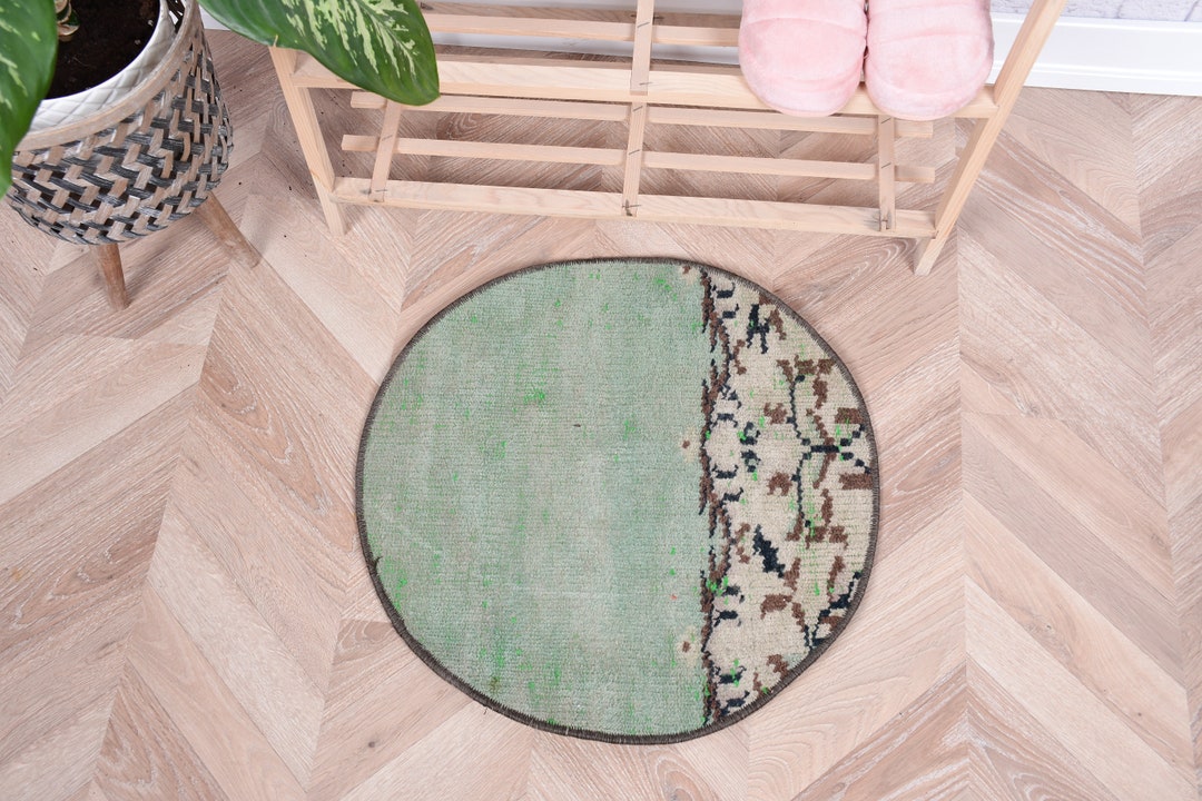 Turkish Rug, Round Rug, Small Rugs, Vintage Rug, Anatolian Rug, Rugs ...