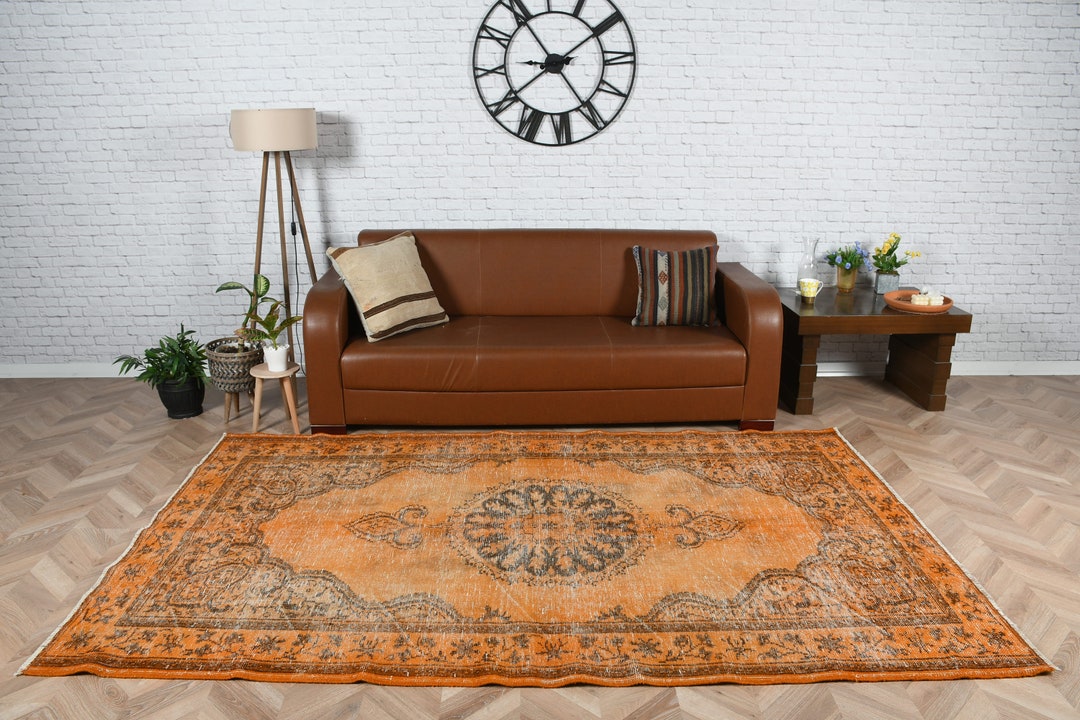 Large Rugs, Turkish Rug, Vintage Rug, Oushak Rug, Rugs for Living Room ...