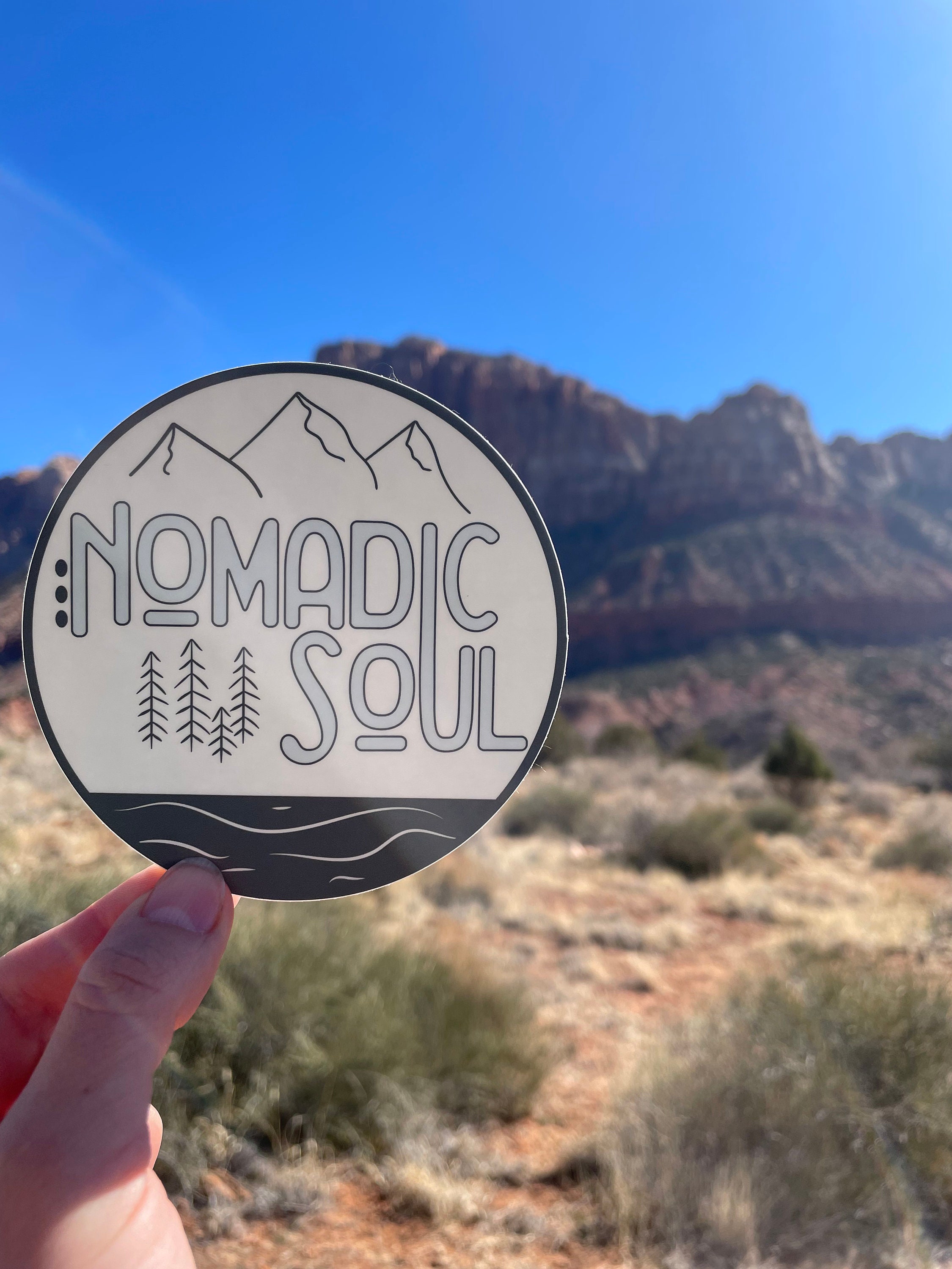 Adventure Sticker | Nomad Decal | Wanderlust Sticker | Water Bottle ...