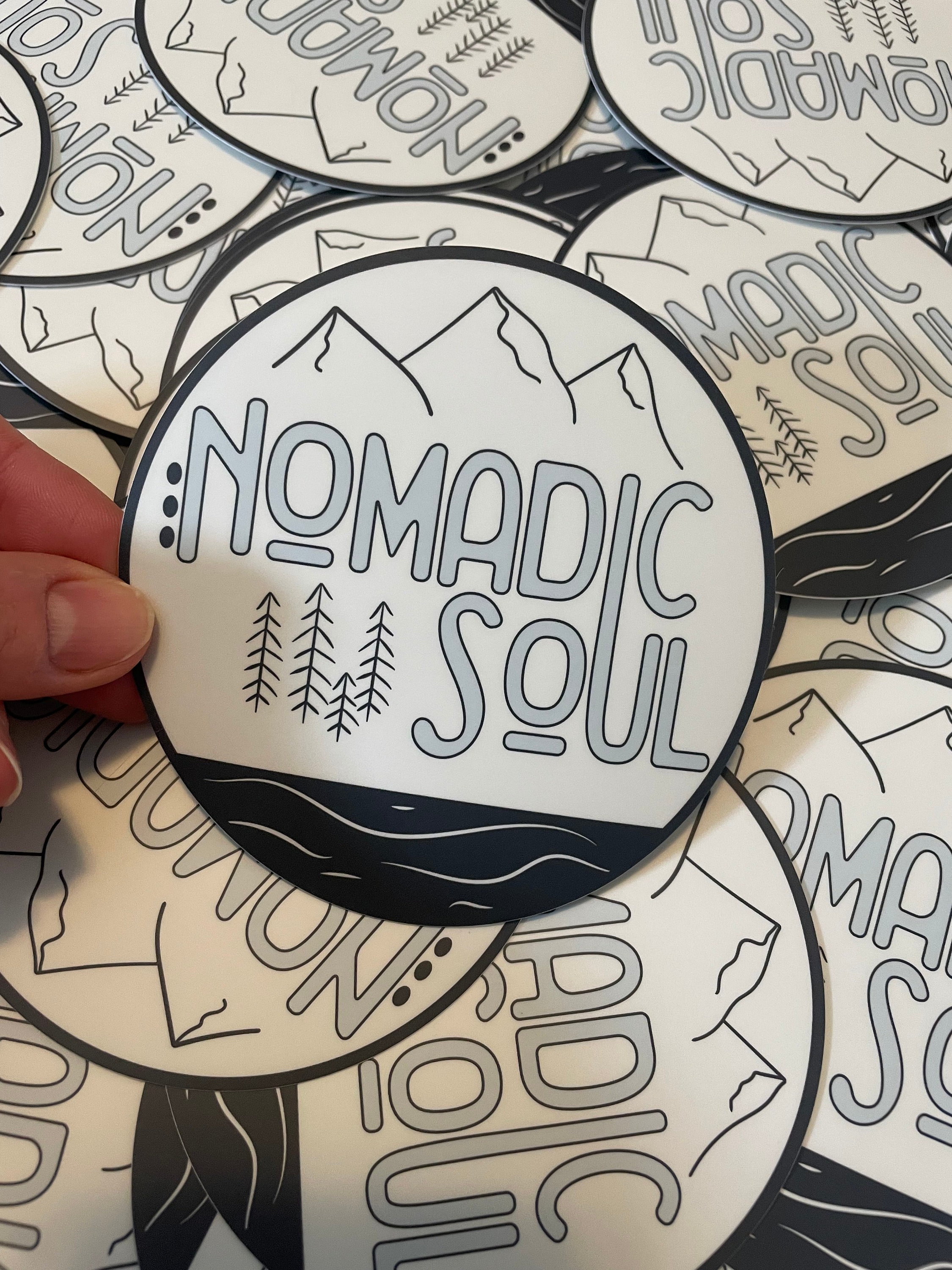 Adventure Sticker Nomad Decal Wanderlust Sticker Water Bottle Sticker ...