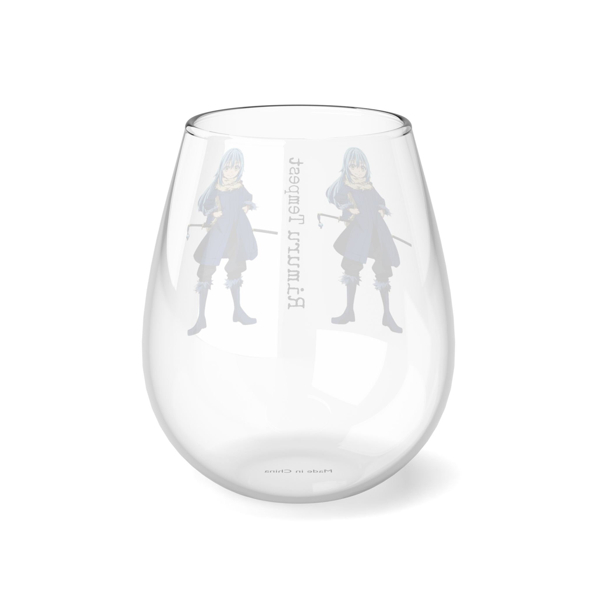 Rimuru Tempest Wine Glass, Anime Stemless Glass Cup, 11 75 Oz, Otaku ...