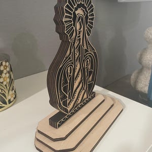 Virgin Mary Wood - Virgen Maria - Etsy