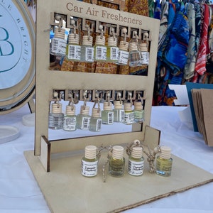 Wooden Display Counter for Car Air Freshener Bottle - Farmer Market ...