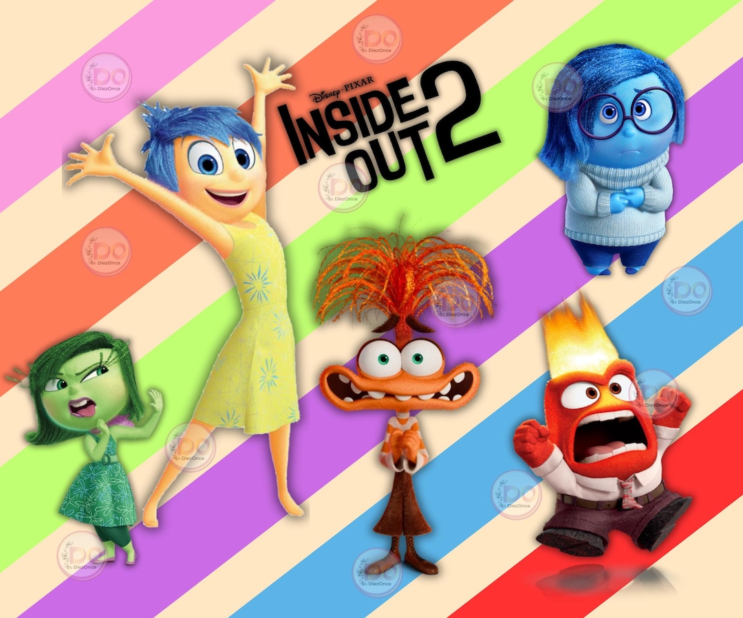 Inside Out 2 Digital File Png Jpg Pdf - Etsy