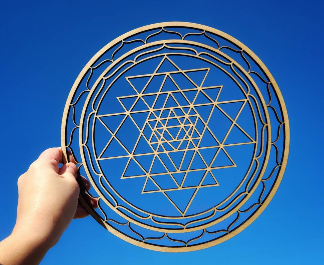 Sri Yantra Wall Art, Sacred Geometry, Meditation Tool - Etsy