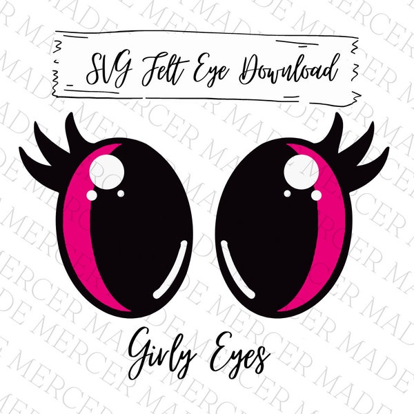 Felt Eyes Svg - Etsy