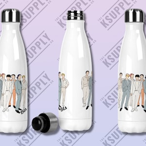 BTS BUTTER Kpop Stainless Steel Water Bottle, Kpop Merch, Kpop Gift ...