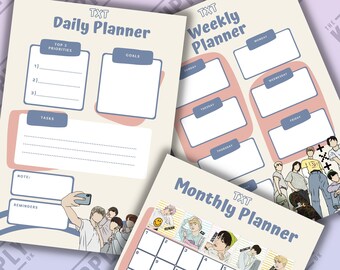 Kpop Planner Digital - Etsy