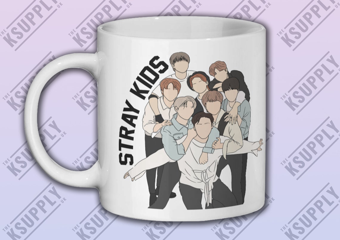 STRAY KIDS Kpop Ceramic Mug 11oz Funny Mug Design, Kpop Merch, Kpop ...