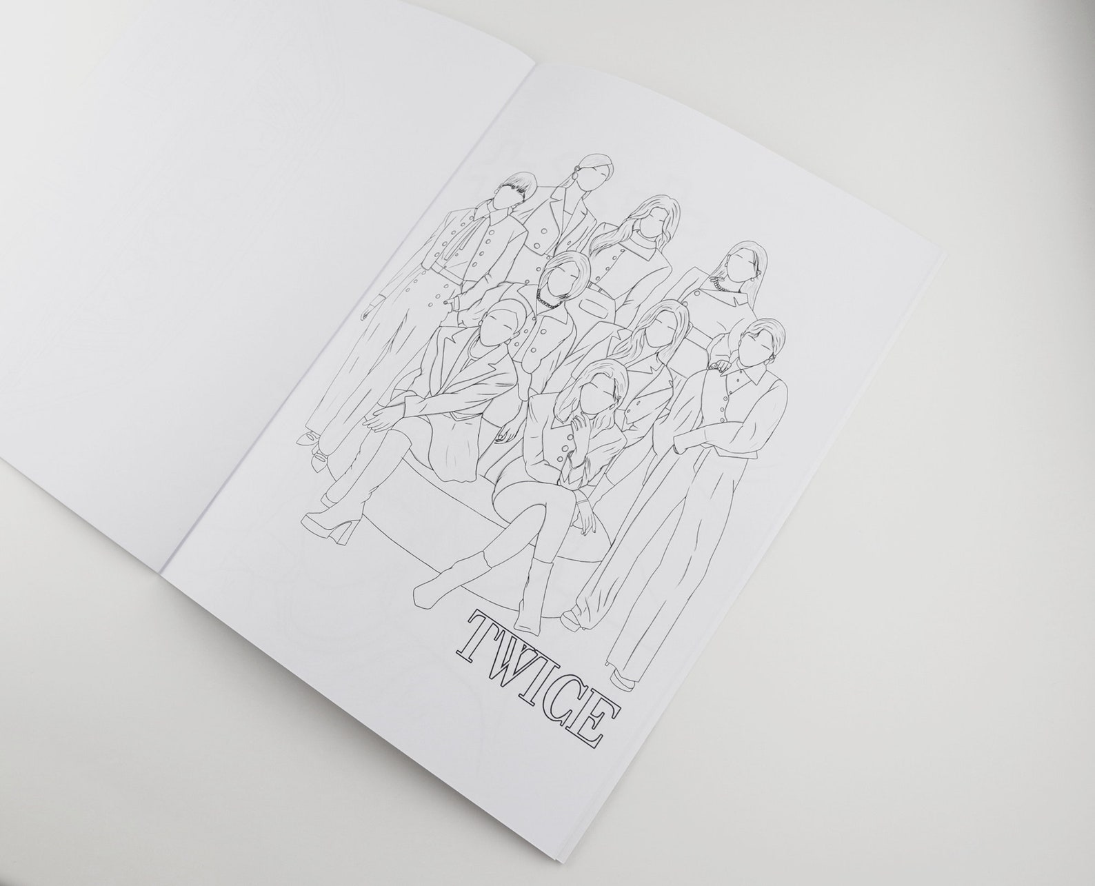 KPOP A4 COLOURING BOOK, High Quality A4 Colouring Book, All Ages, Art ...