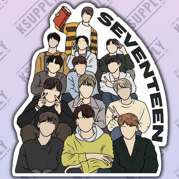 Woozi Seventeen Stickers - Etsy