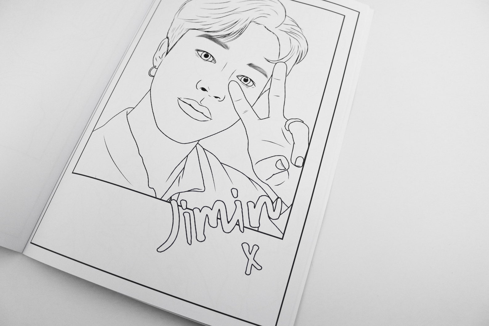 BTS A4 COLOURING BOOK Kpop Bts Art High Quality A4 - Etsy UK
