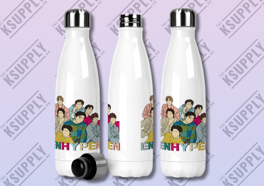 ENHYPEN Kpop Stainless Steel Water Bottle, Kpop Merch, Kpop Gift Ideas ...