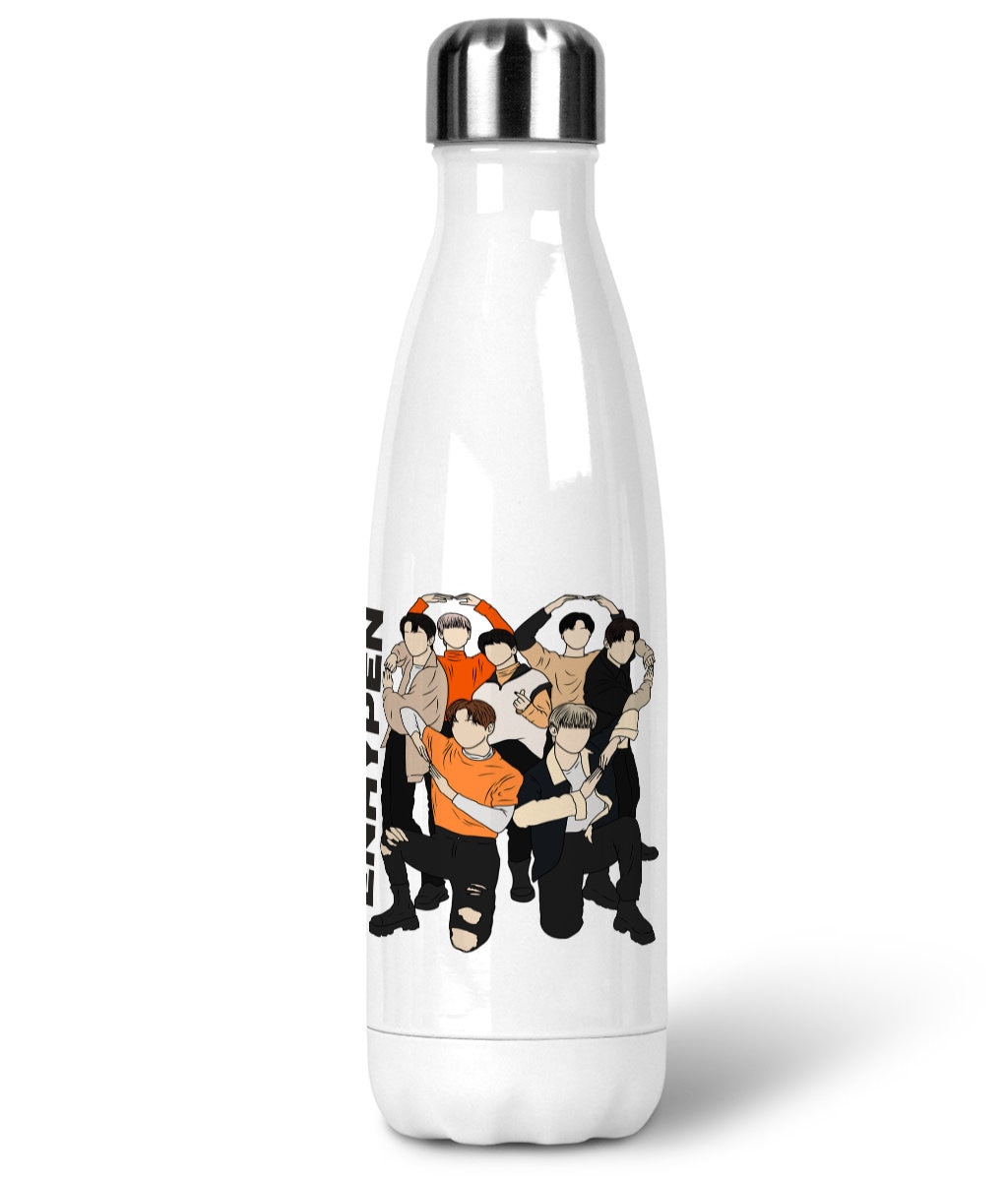 ENHYPEN Kpop Stainless Steel Water Bottle, Kpop Merch, Kpop Gift Ideas ...
