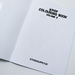 KPOP A4 COLOURING BOOK Vol 2, High Quality A4 Colouring Book, All Age ...