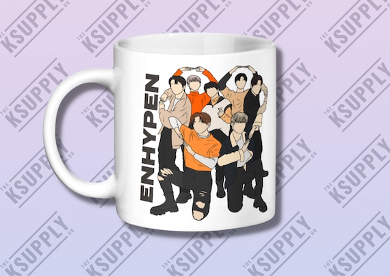 ENHYPEN Kpop Ceramic Mug 11oz Funny Mug Design Kpop Merch - Etsy