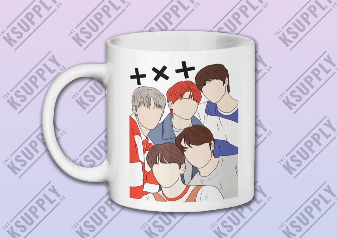 TXT Kpop Ceramic Mug 11oz Funny Mug Design, Kpop Merch, Kpop Gift Ideas ...