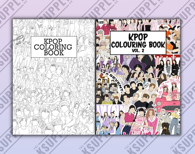 Digital Download BLACKPINK A4 COLOURING BOOK, Kpop, High Quality A4 ...