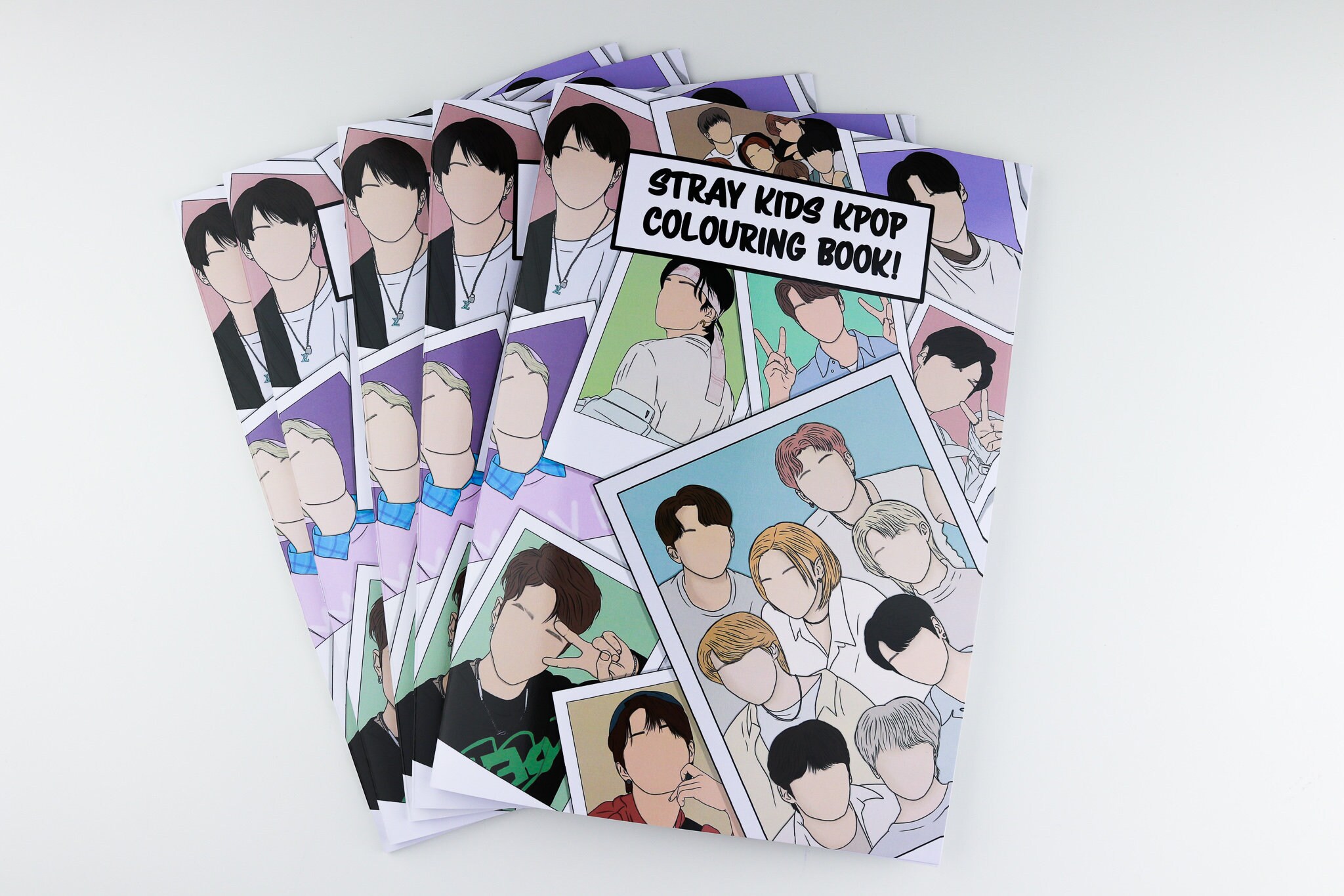 STRAYKIDS A4 COLOURING BOOK Kpop Skz Art High Quality A4 - Etsy UK