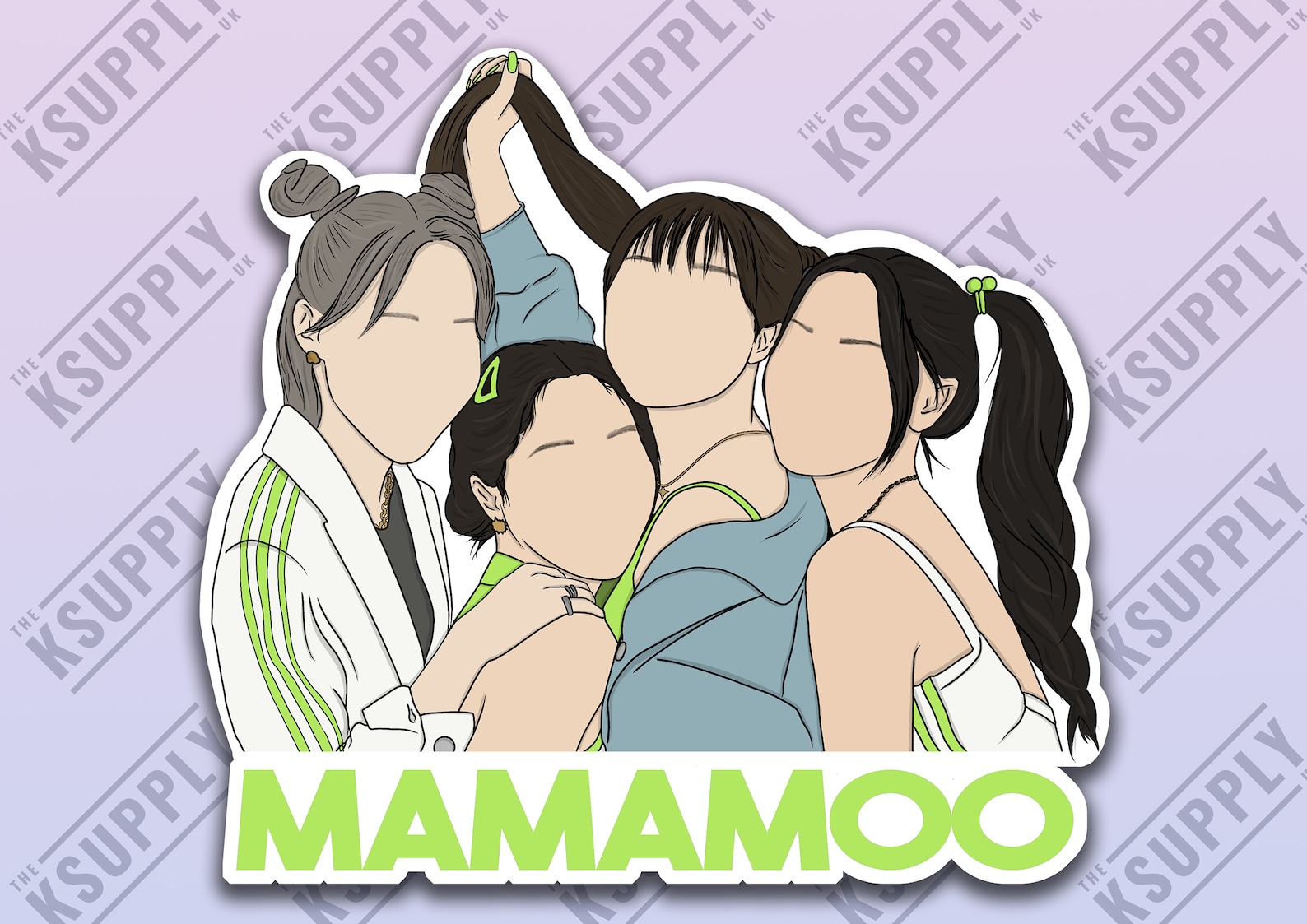 MAMAMOO High Quality Stickers KPOP Solar Moonbyul Wheein - Etsy UK