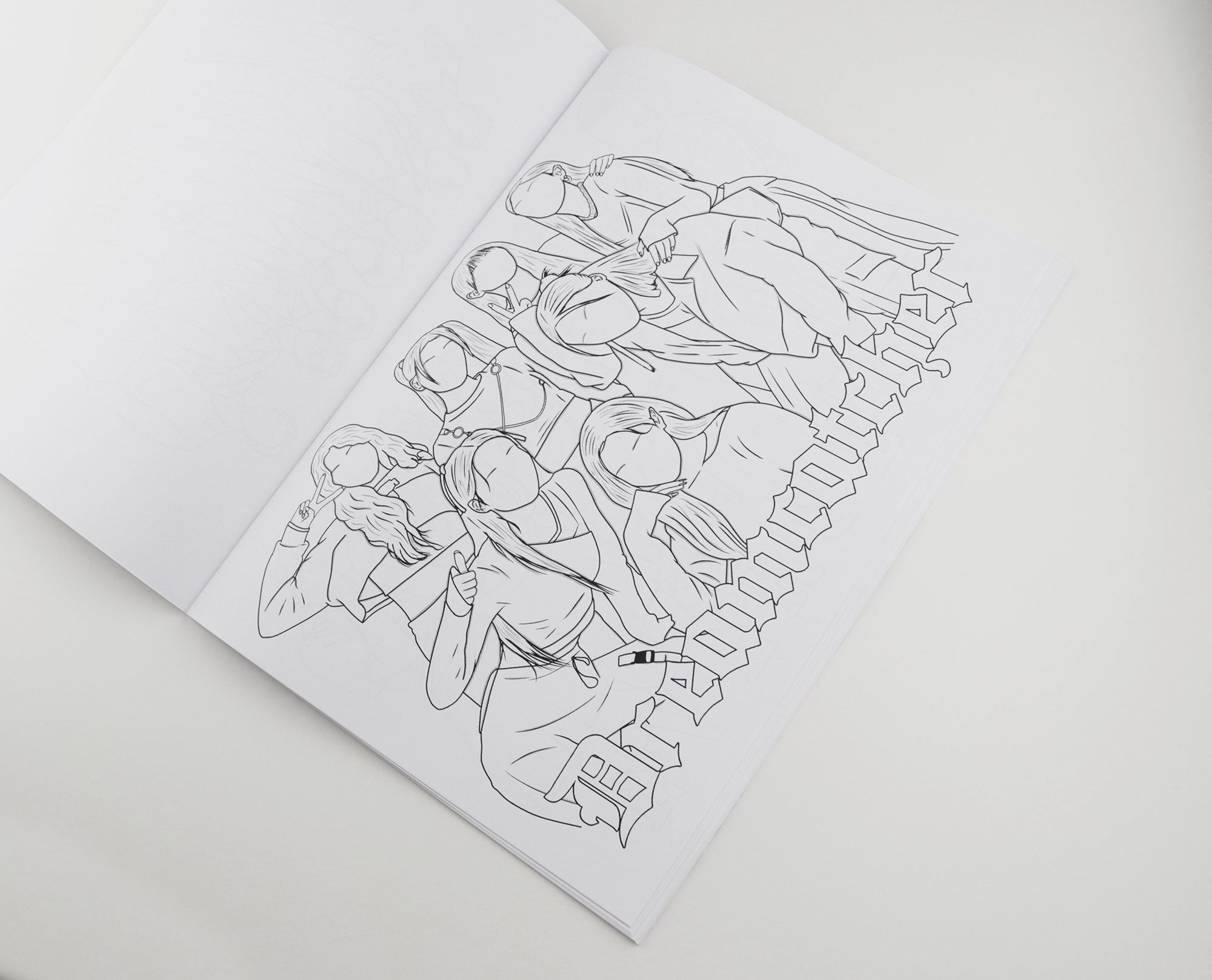 KPOP A4 COLOURING BOOK High Quality A4 Colouring Book All - Etsy UK