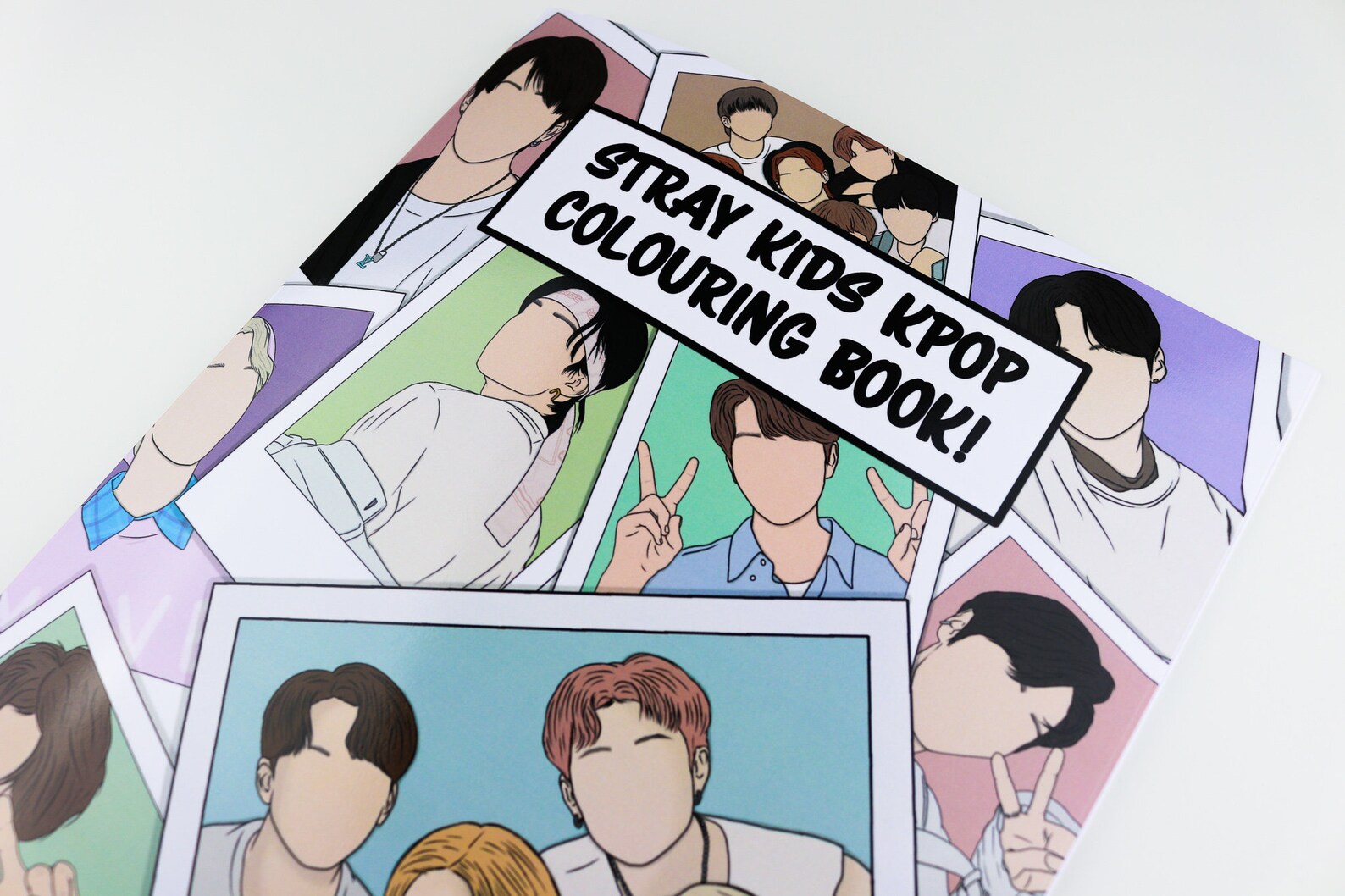 STRAYKIDS A4 COLOURING BOOK Kpop Skz Art High Quality A4 - Etsy UK