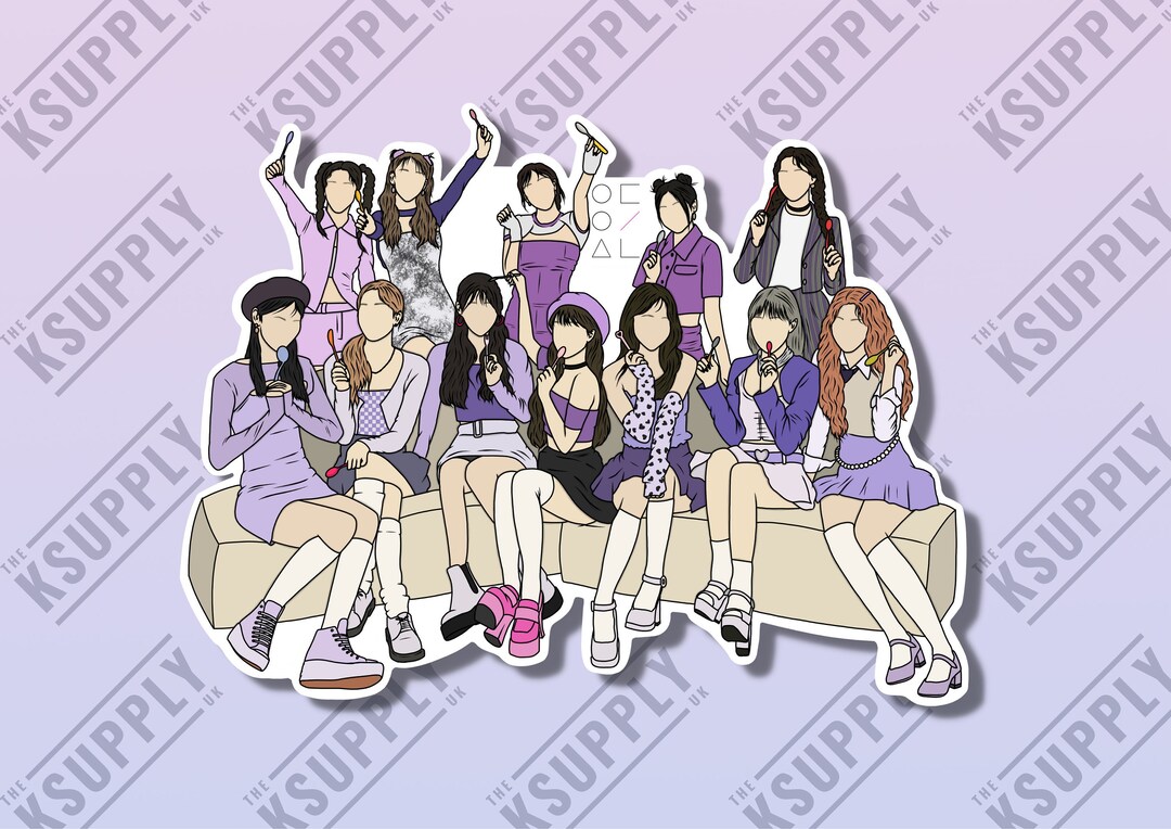 LOONA High Quality Stickers, KPOP, Loona, Chuu, Yves, Kim Lip, Loona ...