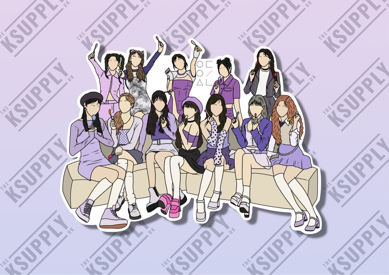 LOONA High Quality Stickers KPOP Loona Chuu Yves Kim Lip - Etsy