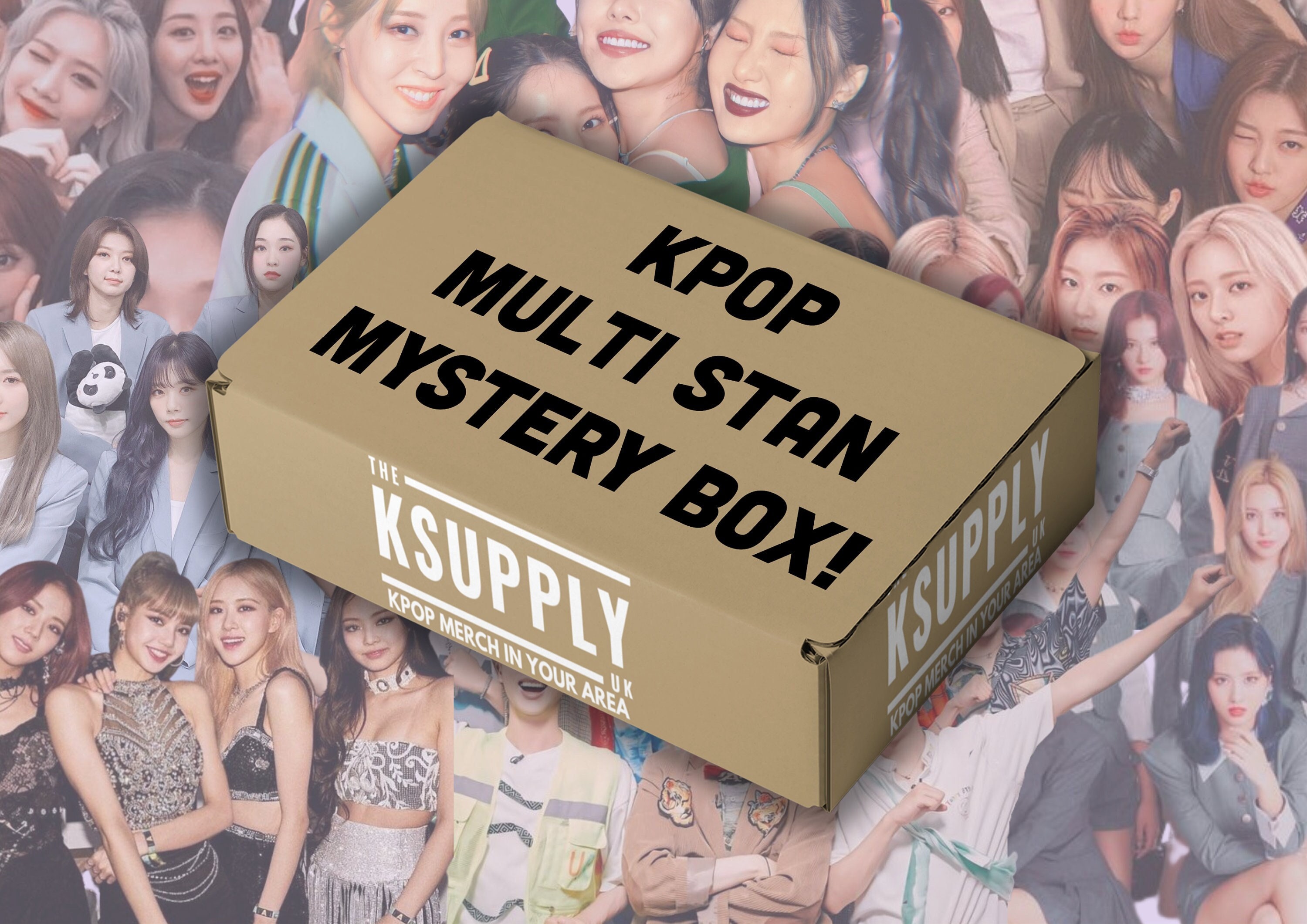 KPOP MULTISTAN Mystery Box Kpop Gift Box Kpop Merch Box | Etsy UK