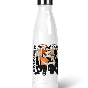 ENHYPEN Kpop Stainless Steel Water Bottle, Kpop Merch, Kpop Gift Ideas ...