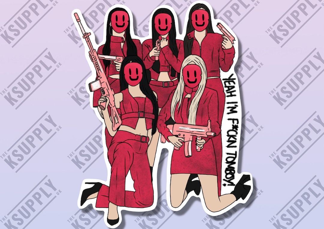 G IDLE TOMBOY High Quality Stickers, KPOP, Soyeon, Miyeon, Minnie ...