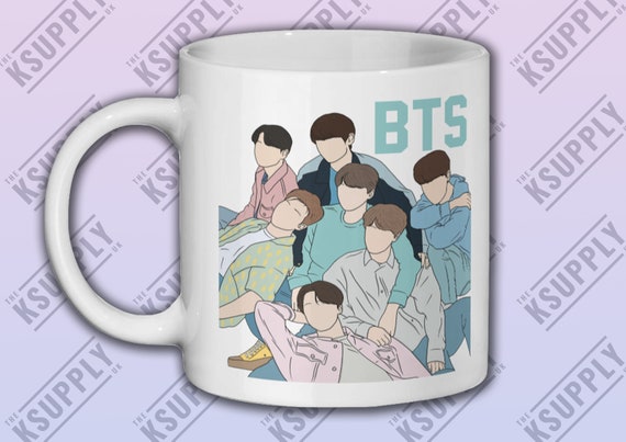 BTS Kpop Ceramic Mug 11oz Funny Mug Design Kpop Merch Kpop - Etsy UK