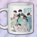 Digital Download BTS A4 COLOURING BOOK, Kpop, Bts, Art, High Quality A4 ...