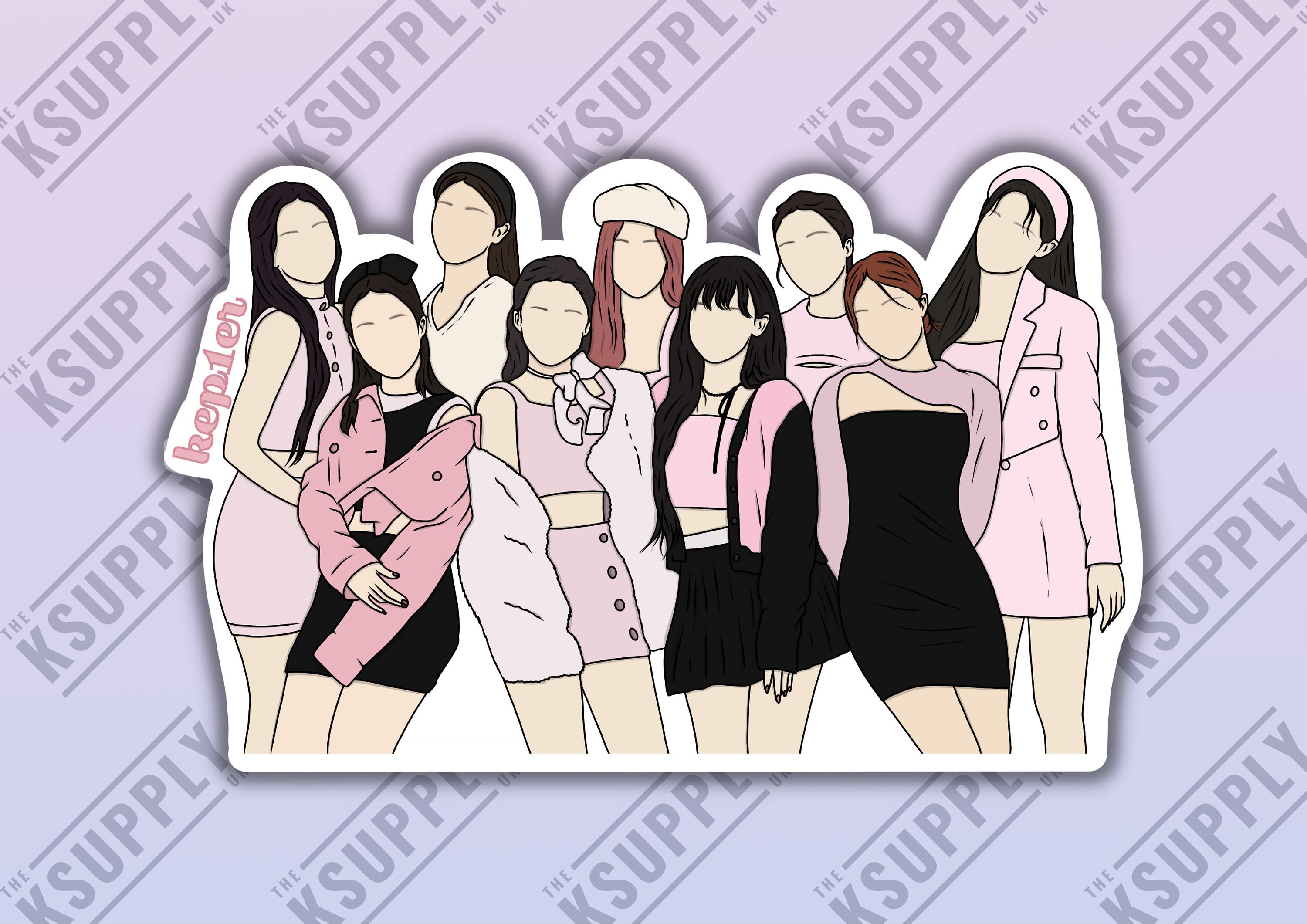 KEP1ER High Quality Stickers KPOP Kepler Chaehyun - Etsy UK