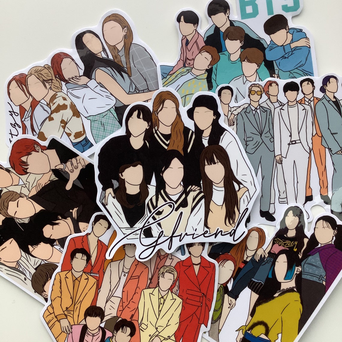 Gfriend High Quality Stickers KPOP Sinb Sowon Yerin - Etsy