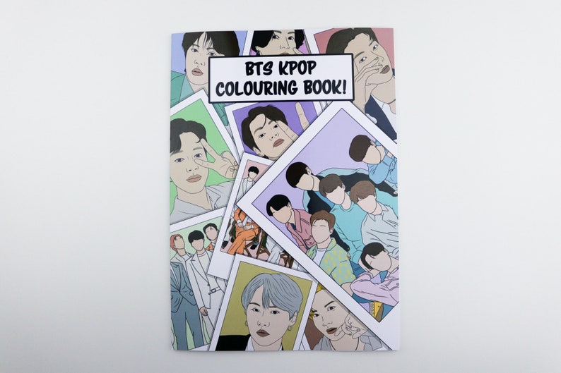 BTS A4 COLOURING BOOK Kpop Bts Art High Quality A4 - Etsy