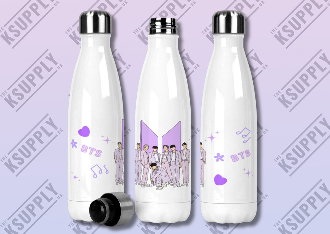 BTS Kpop Stainless Steel Water Bottle, Kpop Merch, Kpop Gift Ideas ...