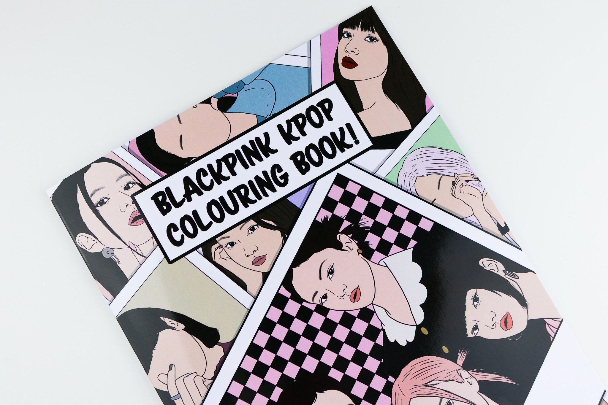 BLACKPINK A4 COLOURING BOOK Kpop Bp Art High Quality A4 - Etsy UK