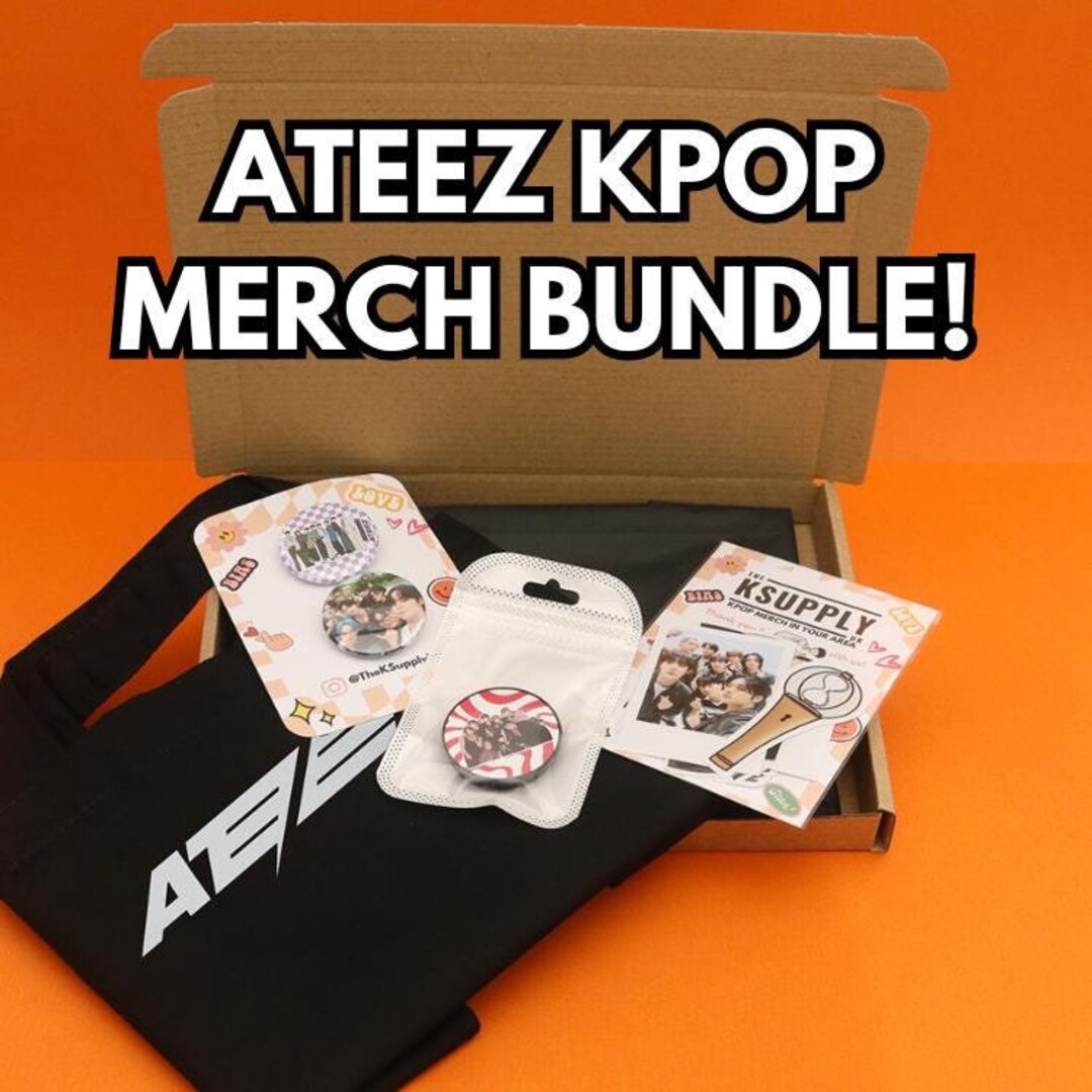 ATEEZ KPOP Merch Bundle, Kpop Gift, Music Merch, Kpop, Gifts for Kpop ...