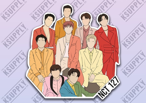 NCT 127 High Quality Stickers KPOP Johnny Mark Lee | Etsy