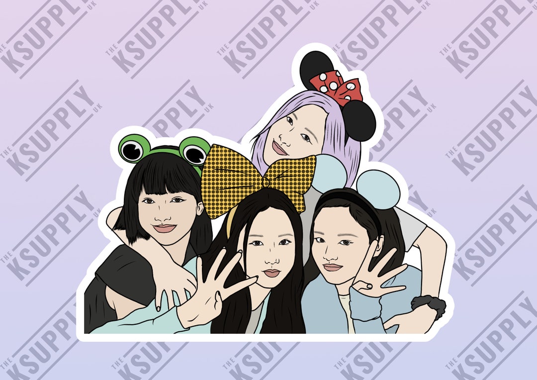 BLACKPINK High Quality Stickers, KPOP, Jennie, Jisoo, Lisa, Rose Merch ...